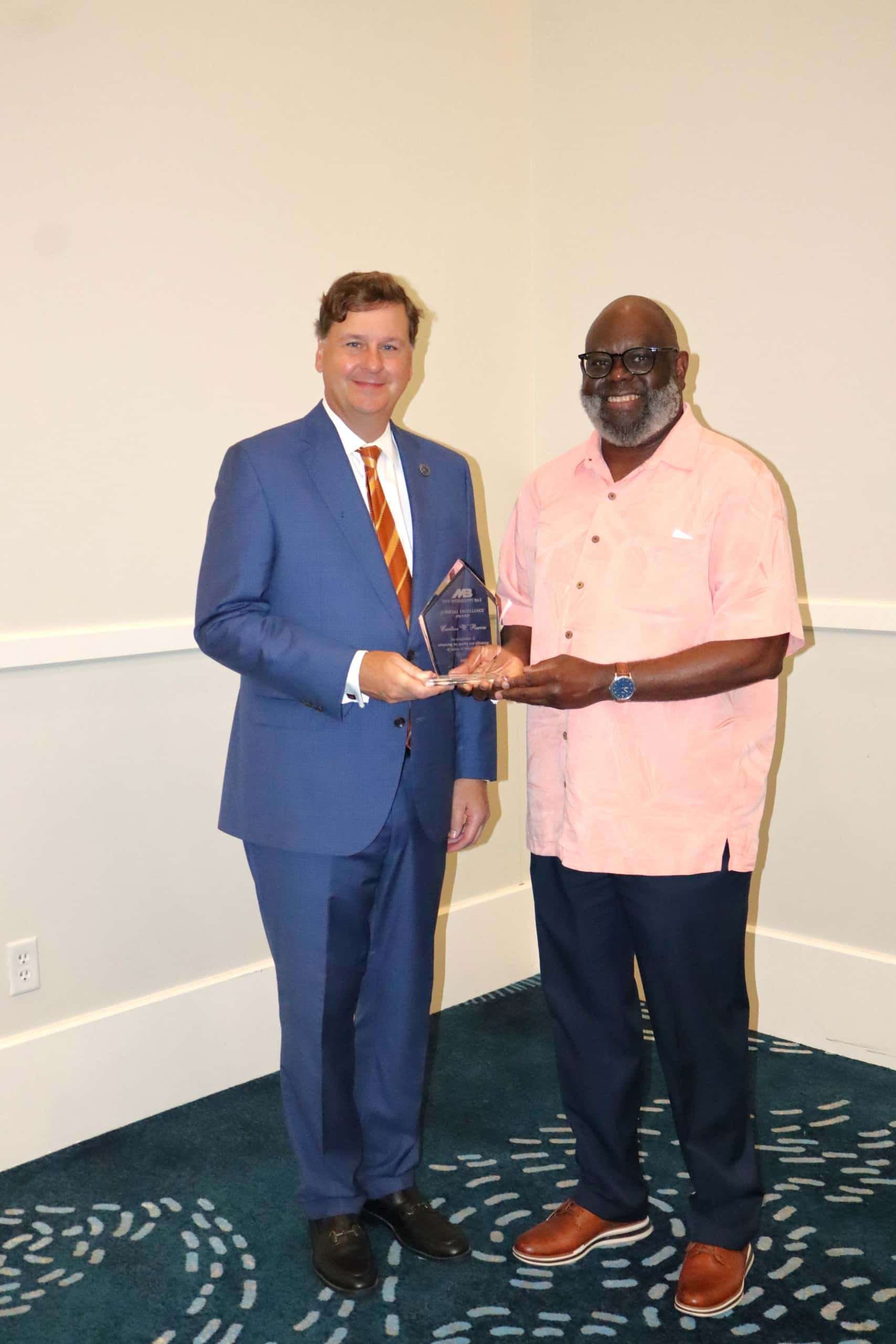 Judge Carlton W. Reeves receives MBA’s Judicial Excellence Award ...