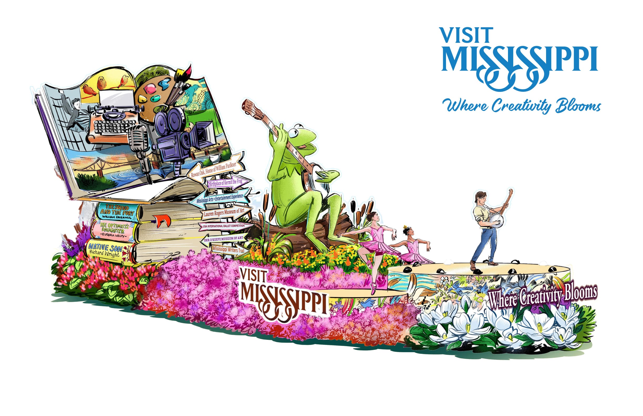 ‘Where Creativity Blooms’: Mississippi's artistic legacy set to roll ...
