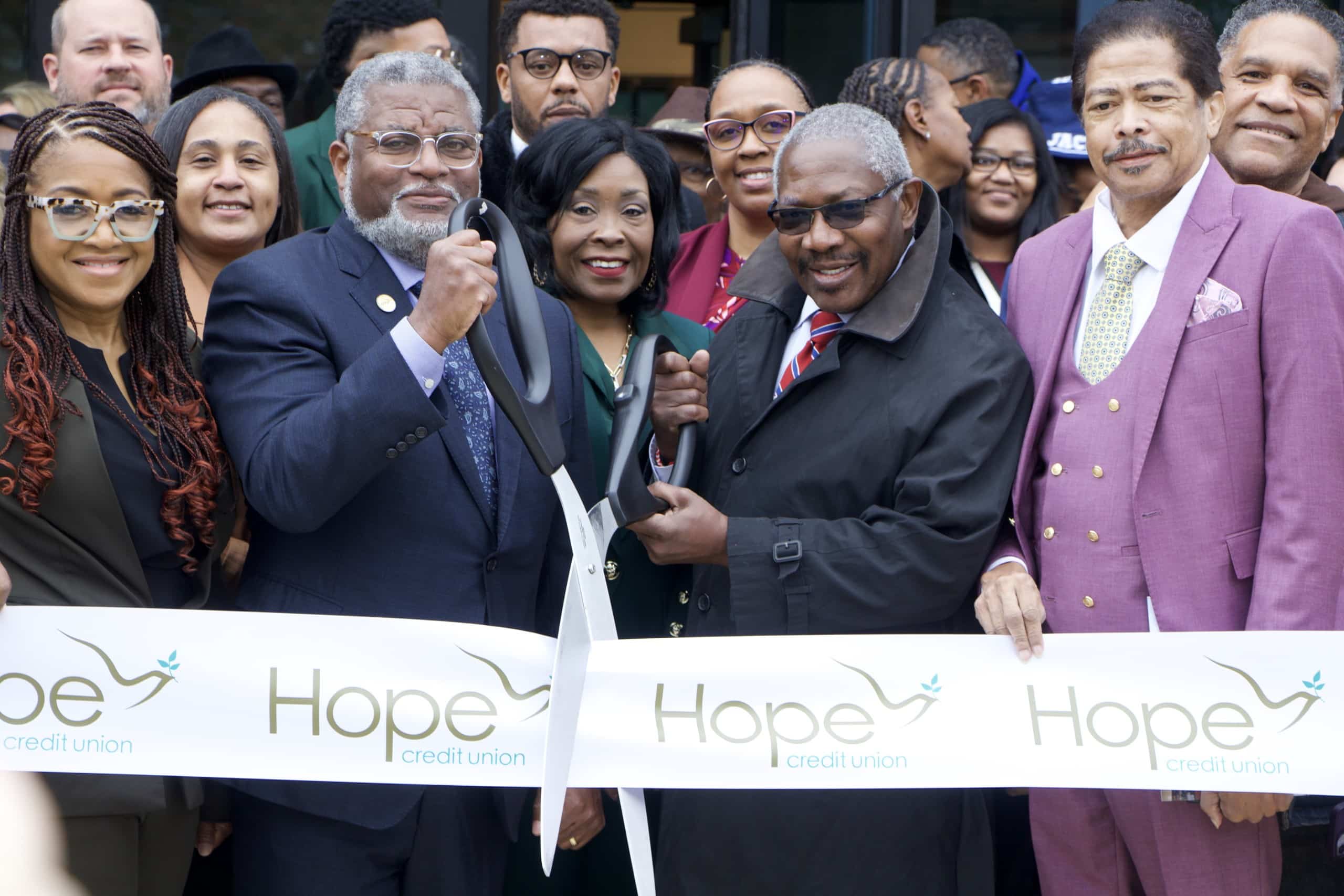 Mayor John Horhn joins HOPE Credit Union to celebrate opening of the ...